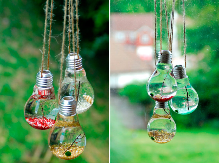Ideas para reciclar bombillas viejas | I-Decoración